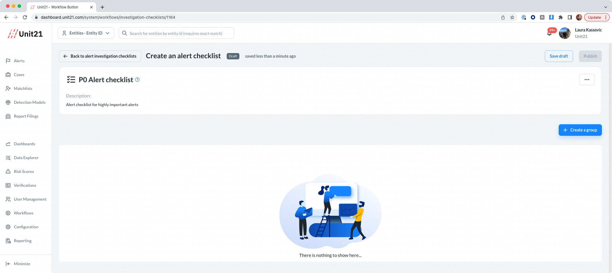 How to create an Alert Checklist – Unit21